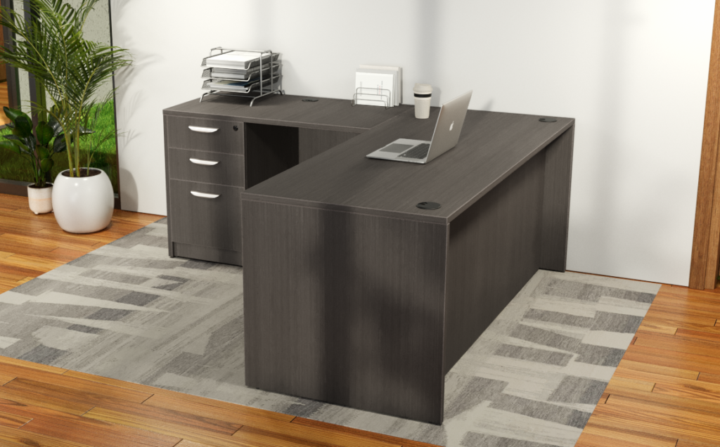 L-Shape Desk Set - Heartland Series - Office Furniture Twin Cities